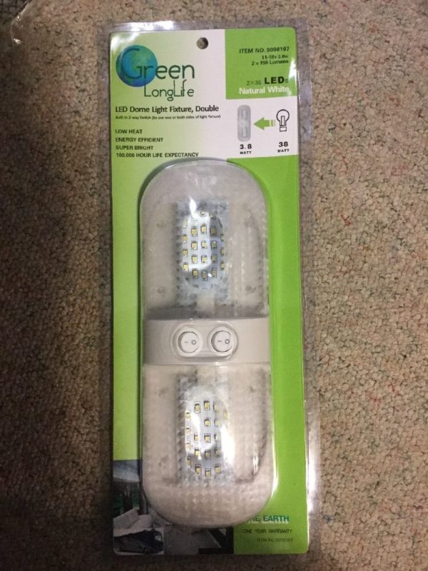 LED Dome Light Fixture - Clancy Outdoors