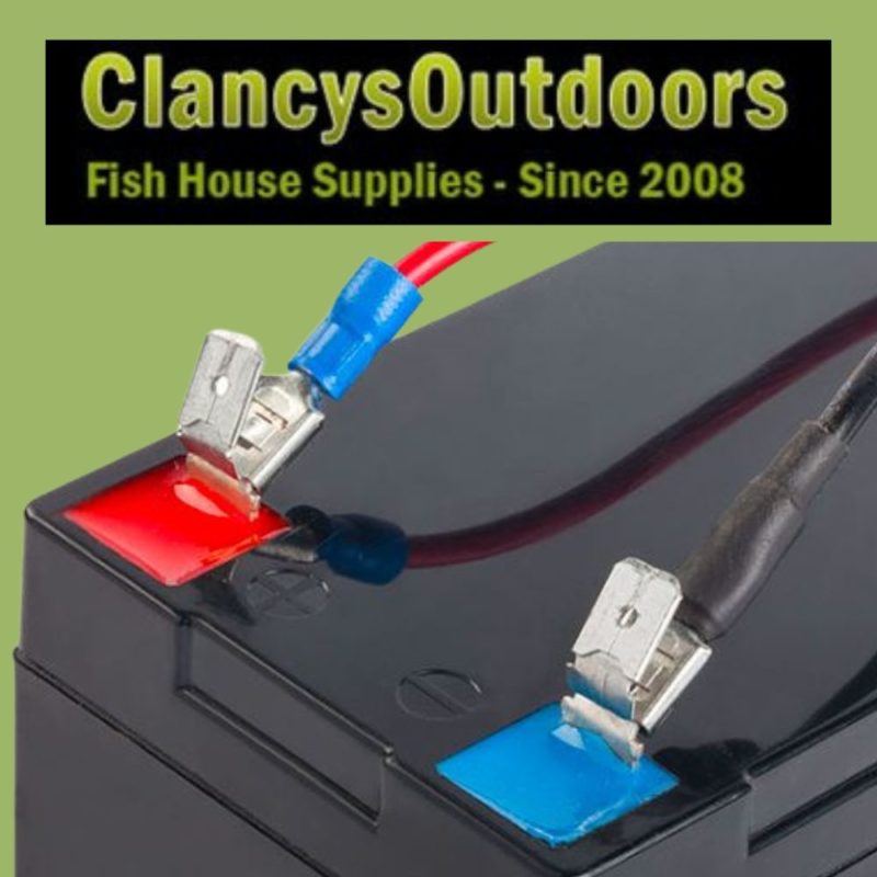 MarCum® Lithium 12V 18AH LifePO4 King Battery and 6 AMP Charger Kit ...